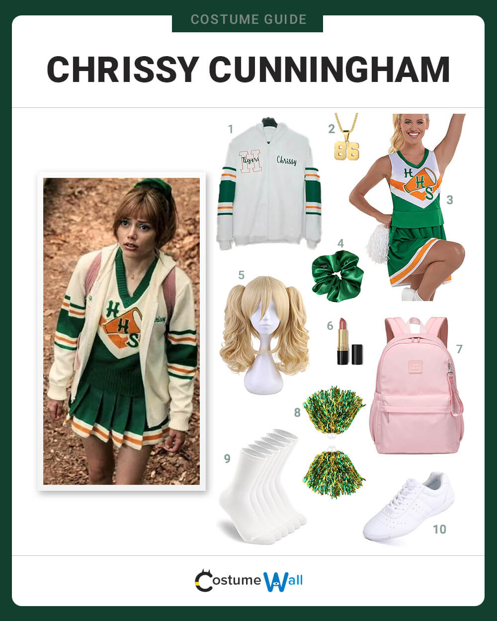 Dress like Chrissy Cunningham Costume | Halloween and Cosplay Guides
