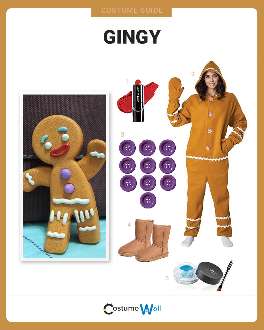 Diy Gingerbread Man Costume
