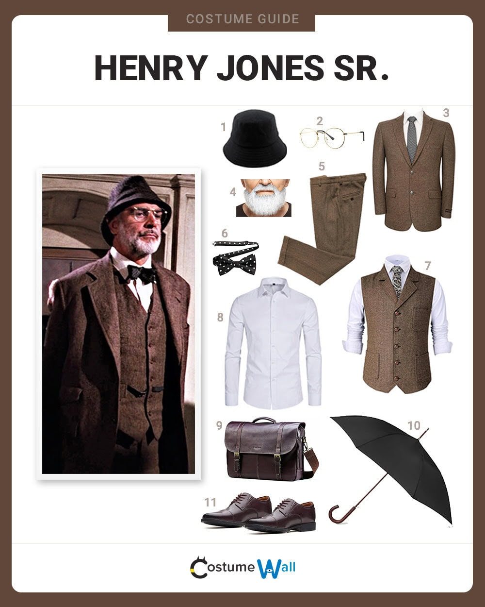 Dress Like Henry Jones Sr. Costume | Halloween and Cosplay Guides