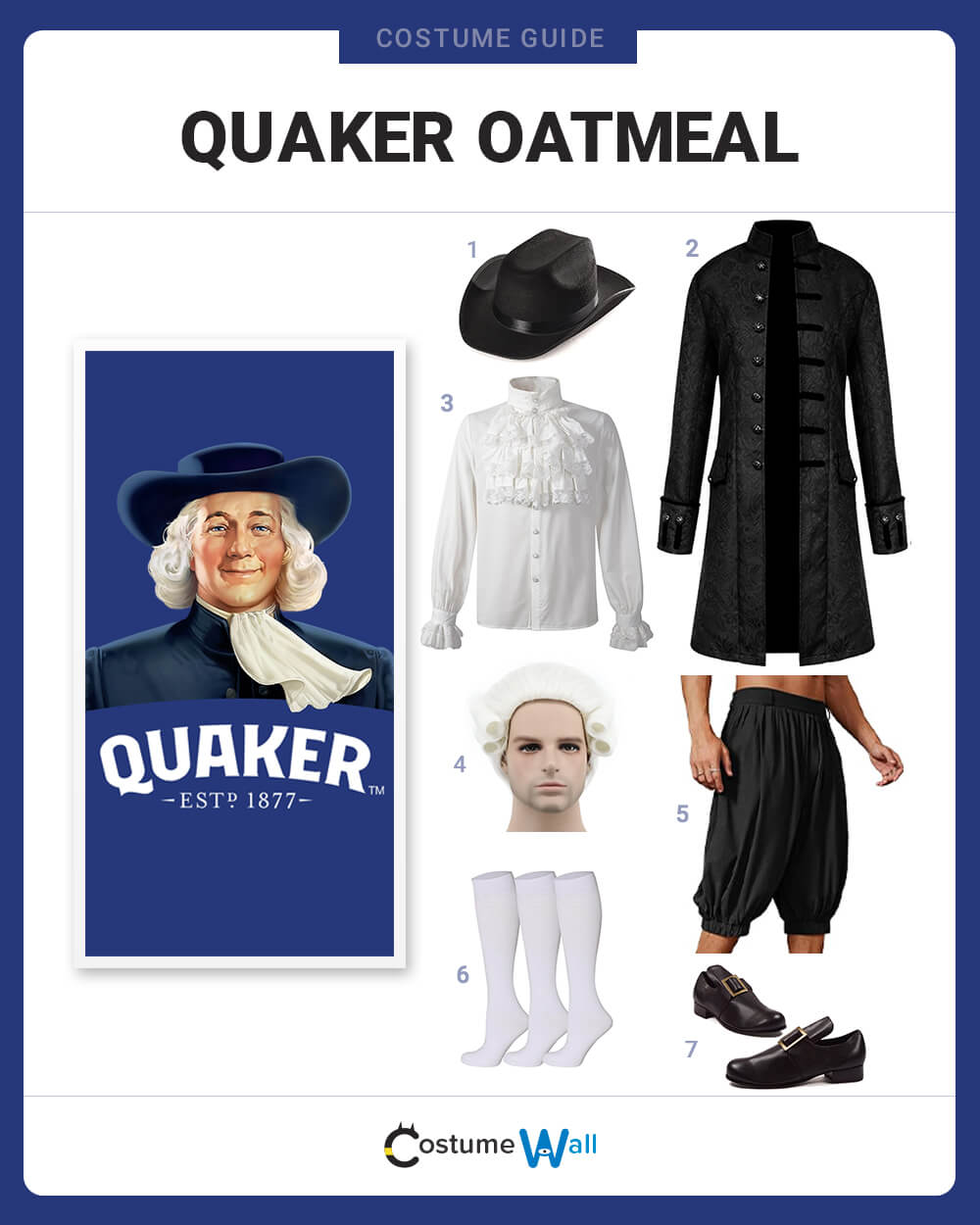 Dress Like Quaker Oatmeal Costume | Halloween and Cosplay Guides
