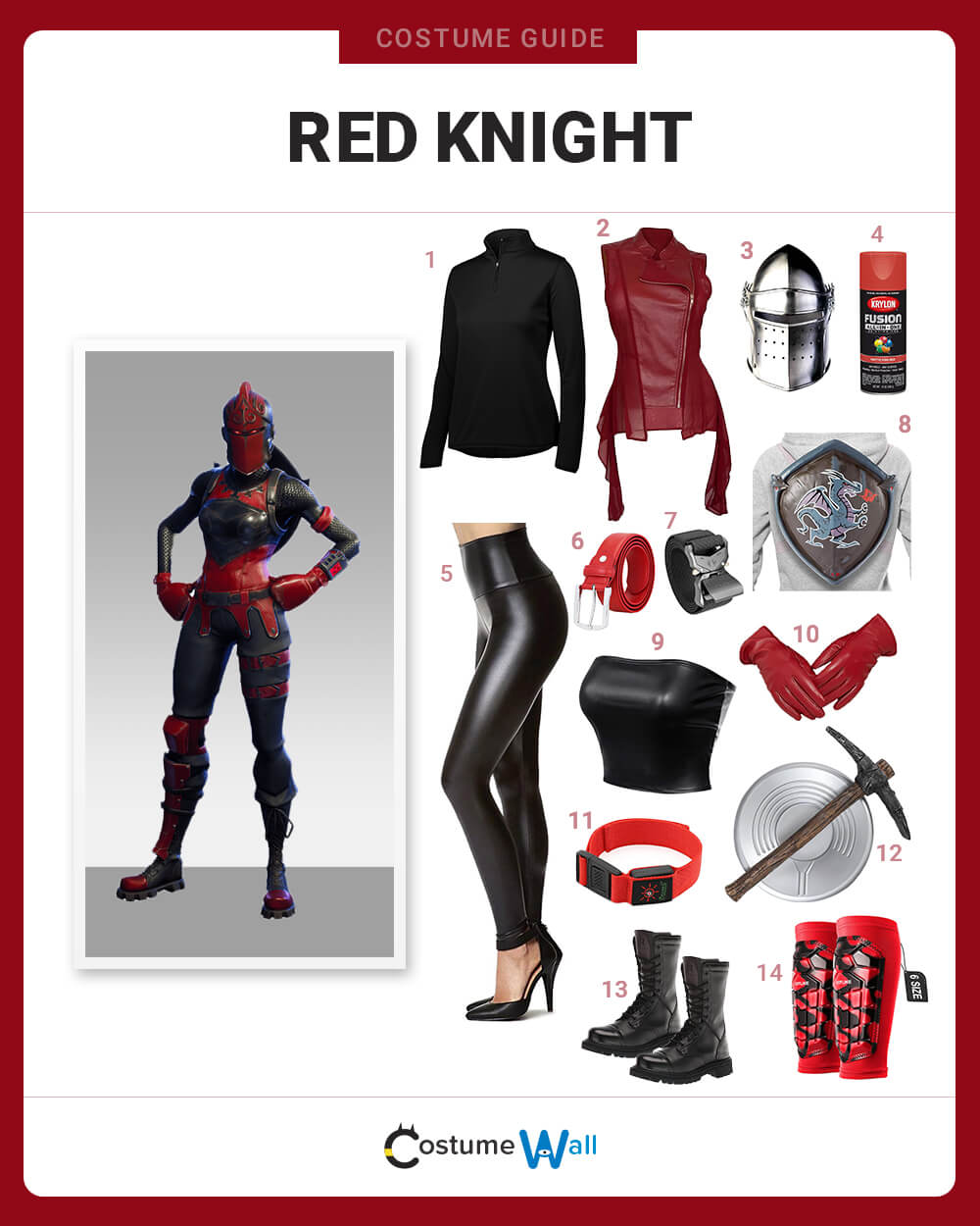 Dress Like Red Knight Costume | Halloween and Cosplay Guides