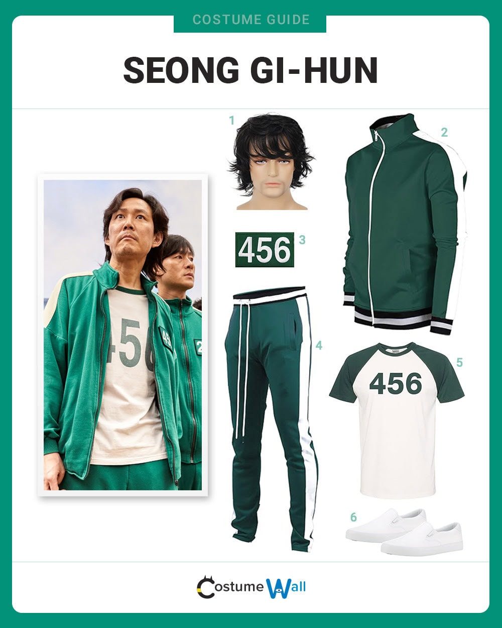 Dress Like Seong Gi-Hun Costume | Halloween and Cosplay Guides
