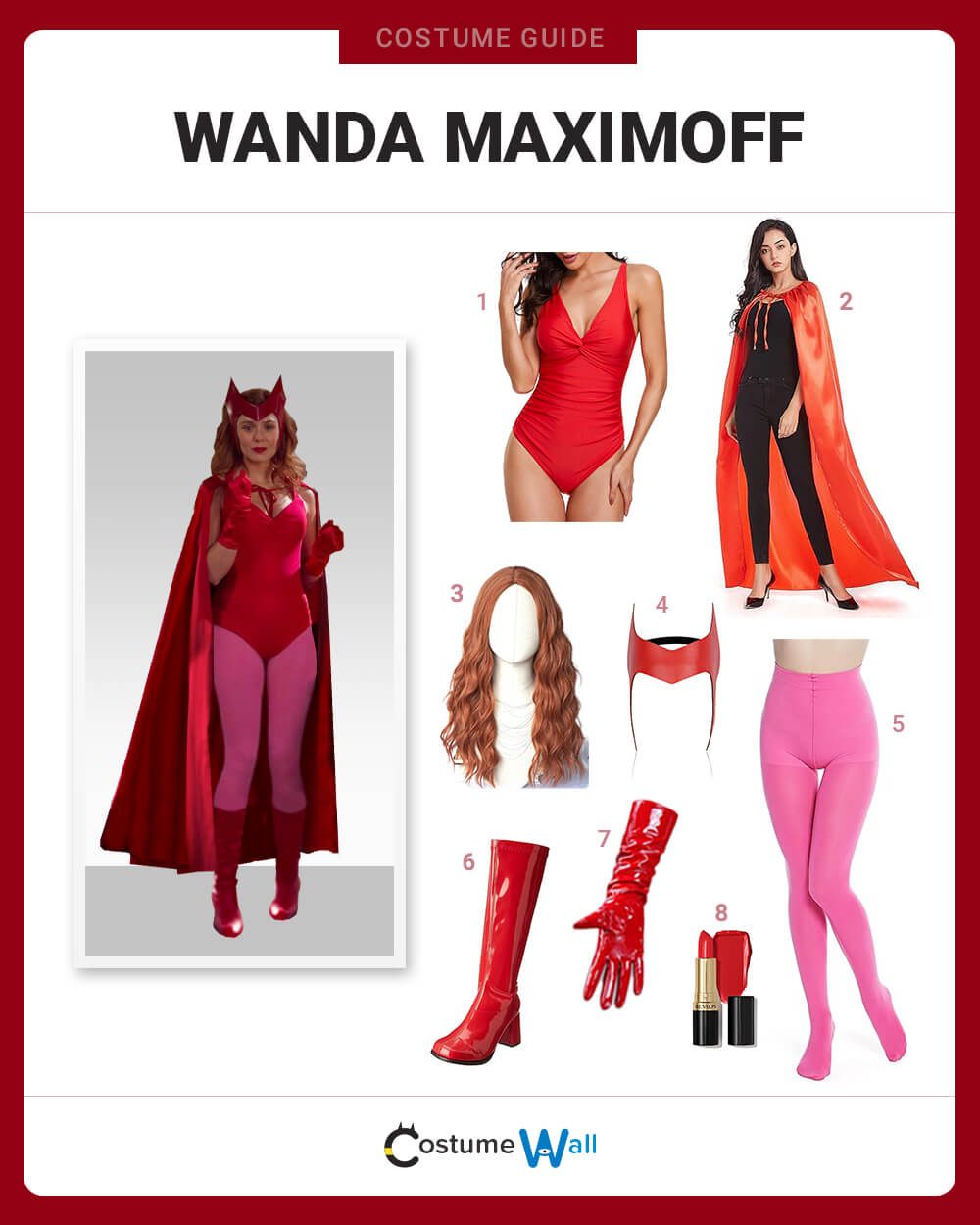 Dress Like Wanda Maximoff Costume | Halloween and Cosplay Guides