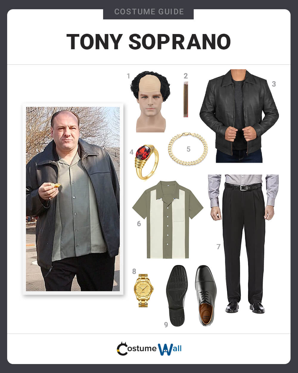 Dress like Tony Soprano Costume | Halloween and Cosplay Guides