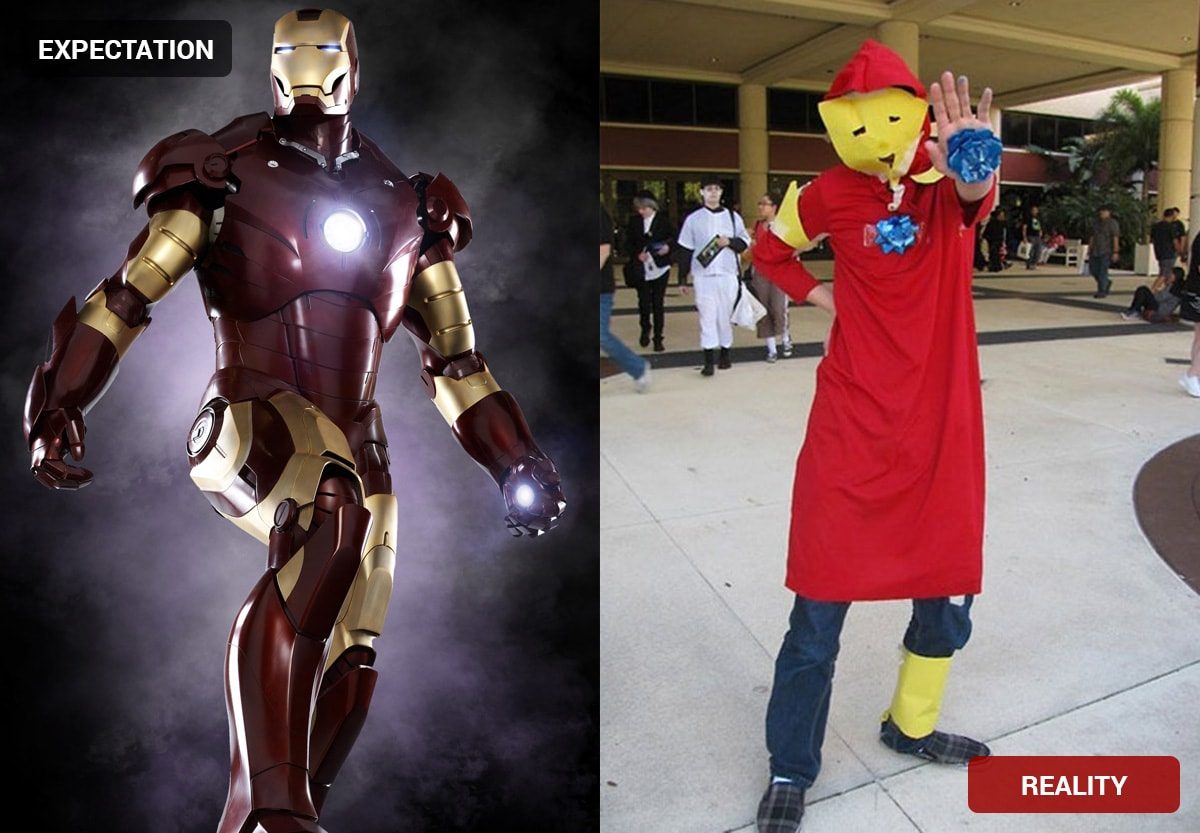 Halloween Costumes: Expectation vs. Reality | Costume Wall