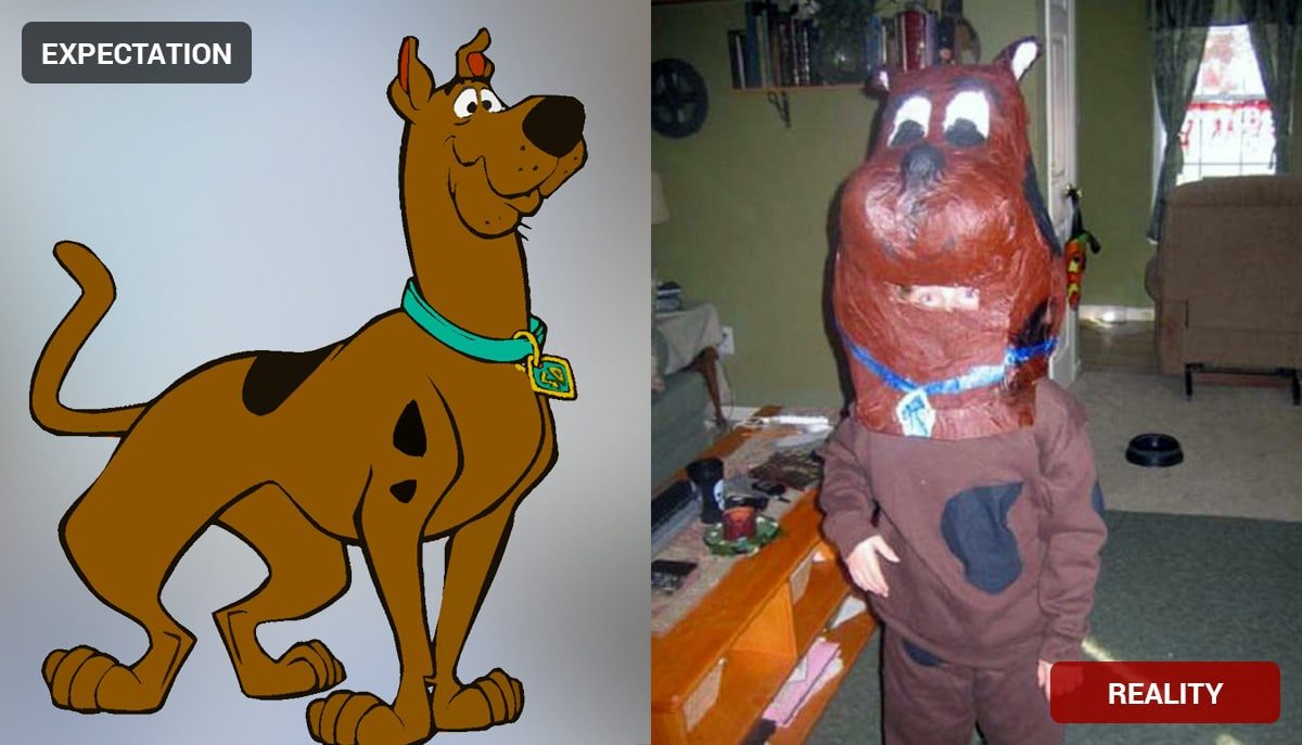 Halloween Costumes: Expectation vs. Reality | Costume Wall