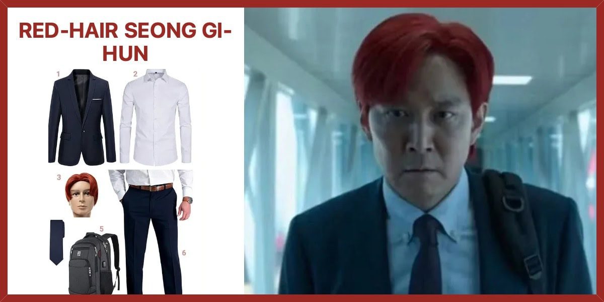 Dress Like Red-Hair Seong Gi-Hun Costume | Halloween and Cosplay Guides