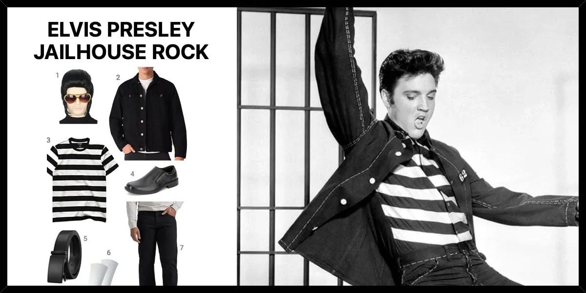 Elvis Presley Jailhouse Rock Costume Elvis Presley's Best Fashion