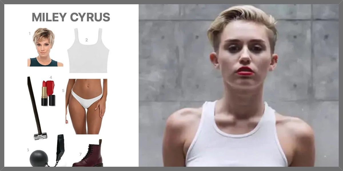 Miley Cyrus Wrecking Ball Headshot