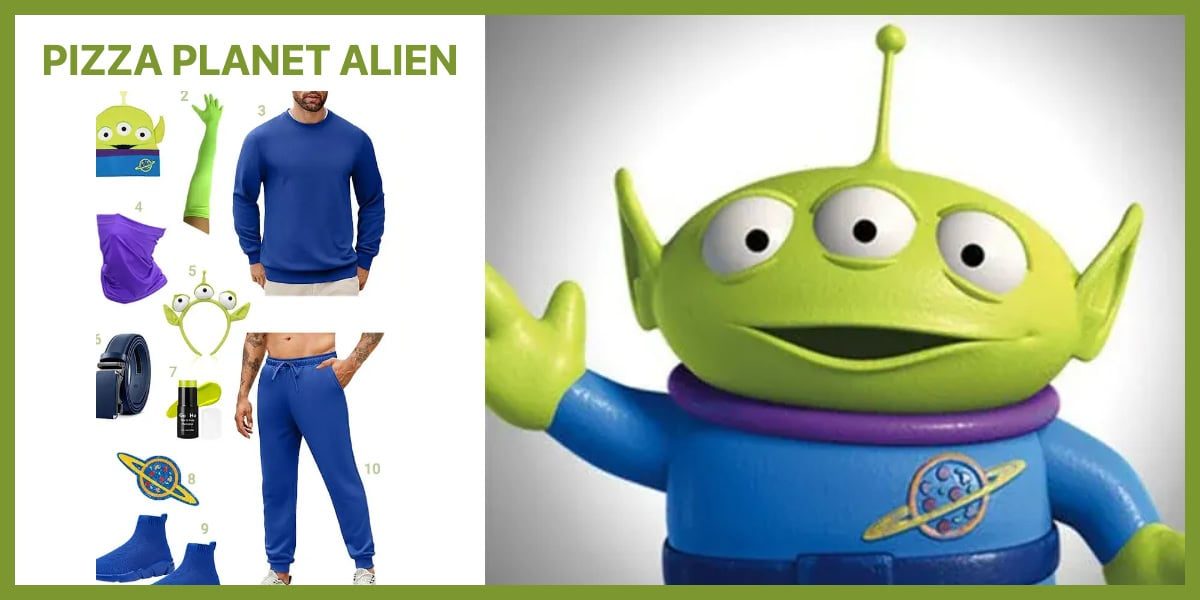 Dress Like Pizza Planet Alien Costume | Halloween and Cosplay Guides