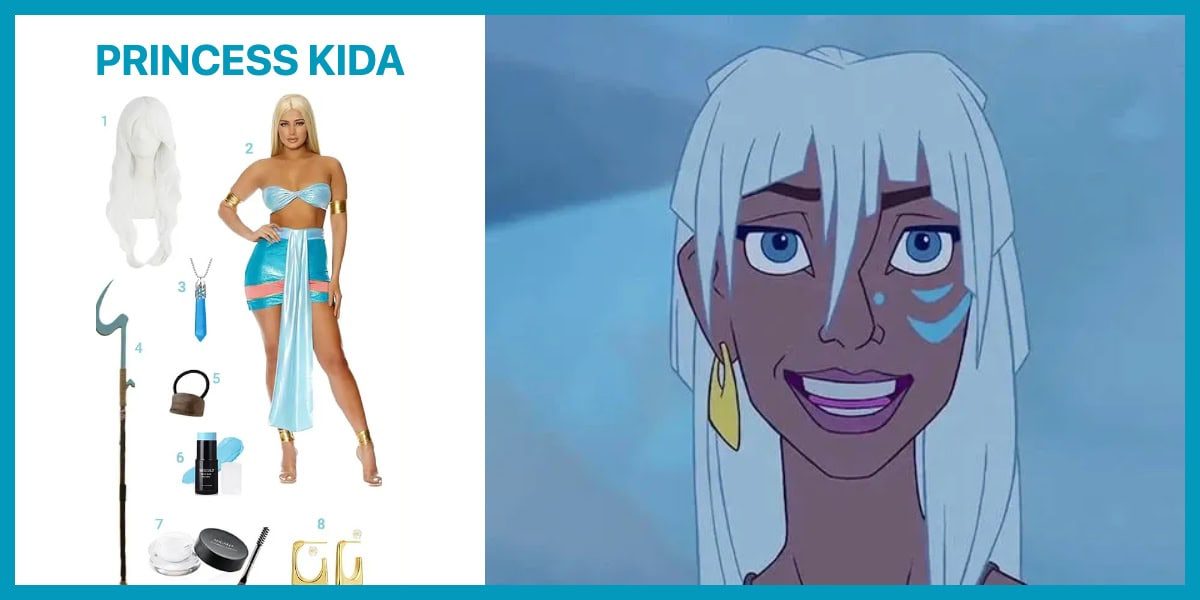 Dress Like Princess Kida Costume | Halloween and Cosplay Guides