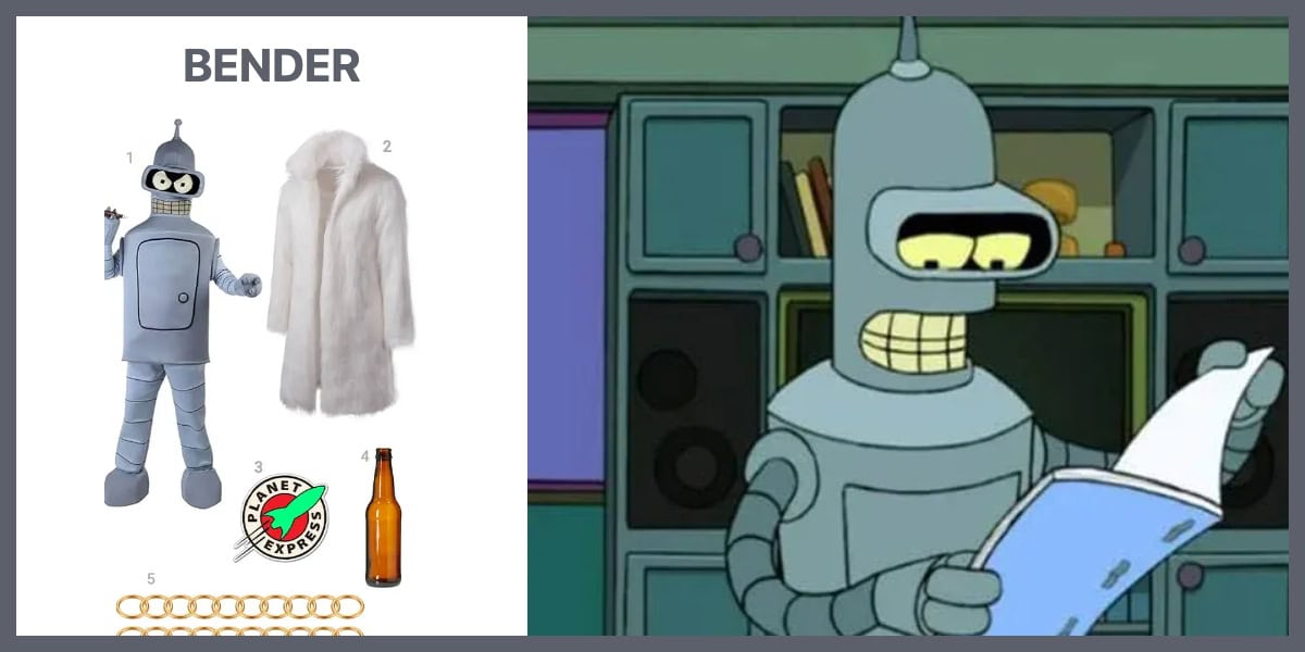 Dress like Bender Costume | Halloween and Cosplay Guides